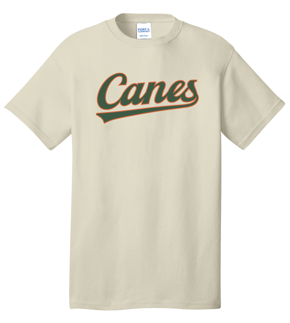 Canes Script Basic Tee | NOMADX
